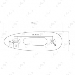 Plaque de couche CERVELLATI MICROCELL SLOPING-HEAD noire - Armurerie ...