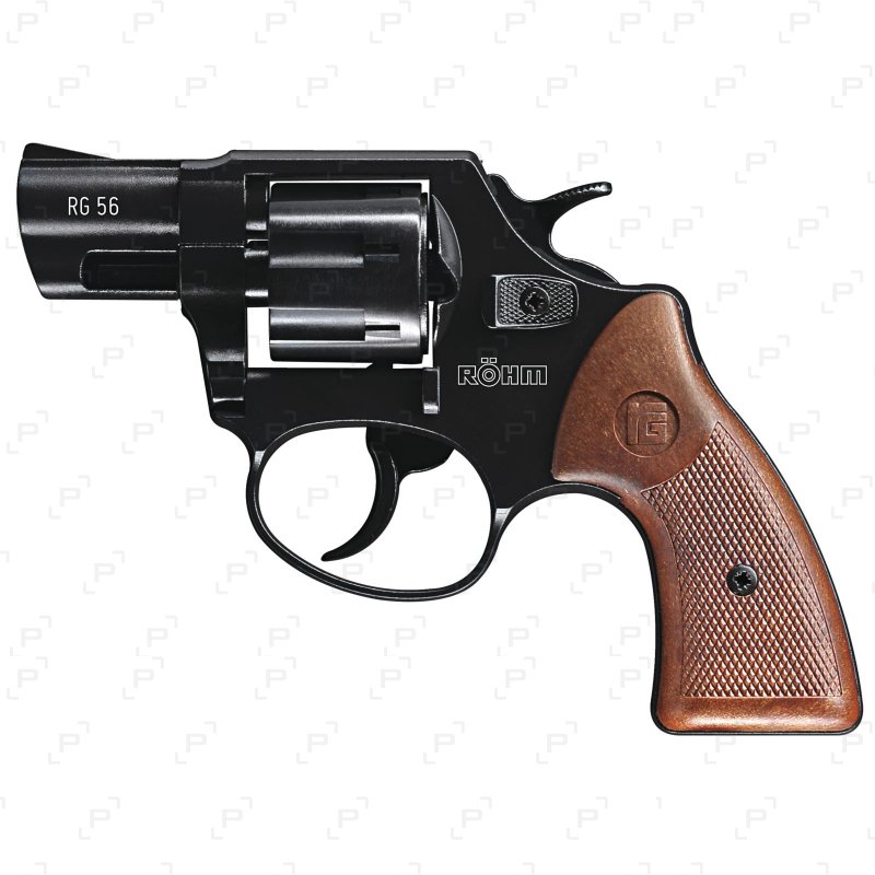 Revolver alarme RÖHM RG 56 calibre .6mm à blanc ou à gaz - Armurerie ...