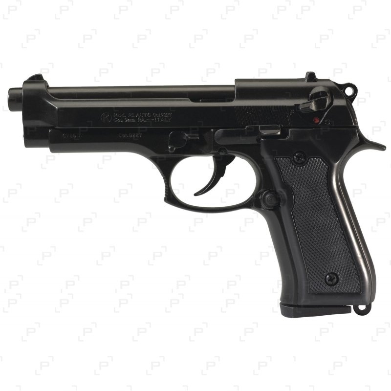 Pistolet alarme KIMAR 92 AUTO calibre .9mm à blanc ou à gaz - Armurerie ...