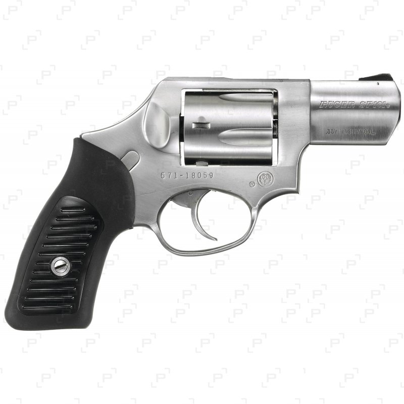 Revolver RUGER SP101 HAMMERLESS STAINLESS Cal. 357 MAG - Armurerie Pisteurs