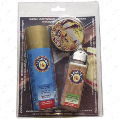 Huile arme, graisse et huile bois de crosse KIT ARMISTOL - Armurerie Pisteurs