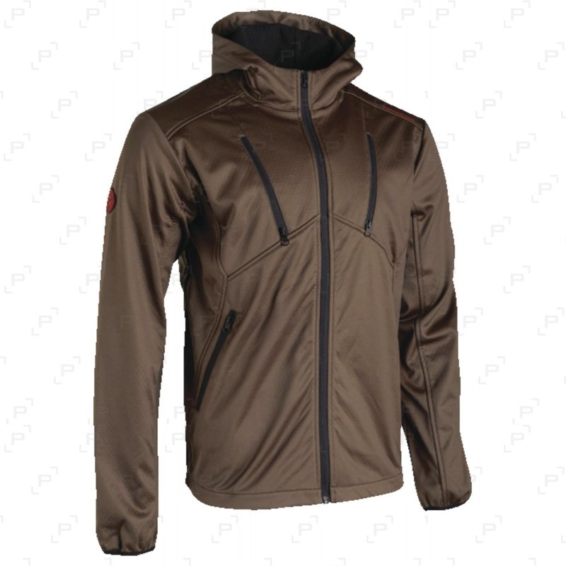Veste Softshell TWINPEAK MARRON WINCHESTER - Armurerie Pisteurs