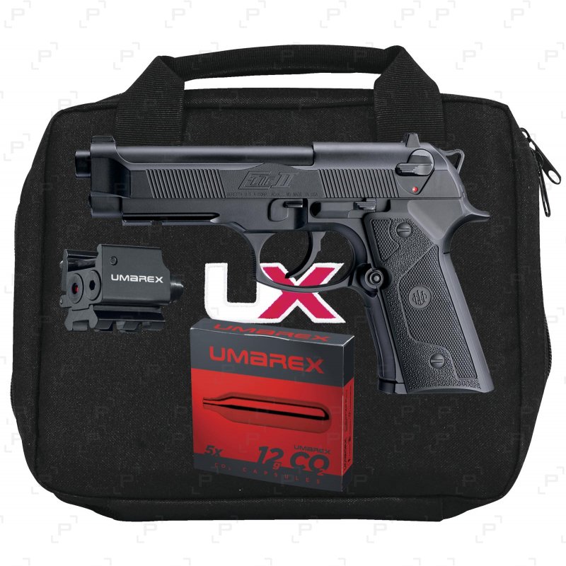 Pack pistolet à CO2 BERETTA ELITE II calibre 4,50 mm BB's - Armurerie ...