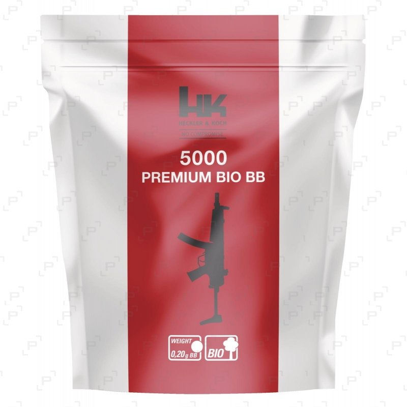 Billes airsoft HK PREMIUM Cal. 6 mm non bio - Armurerie Pisteurs