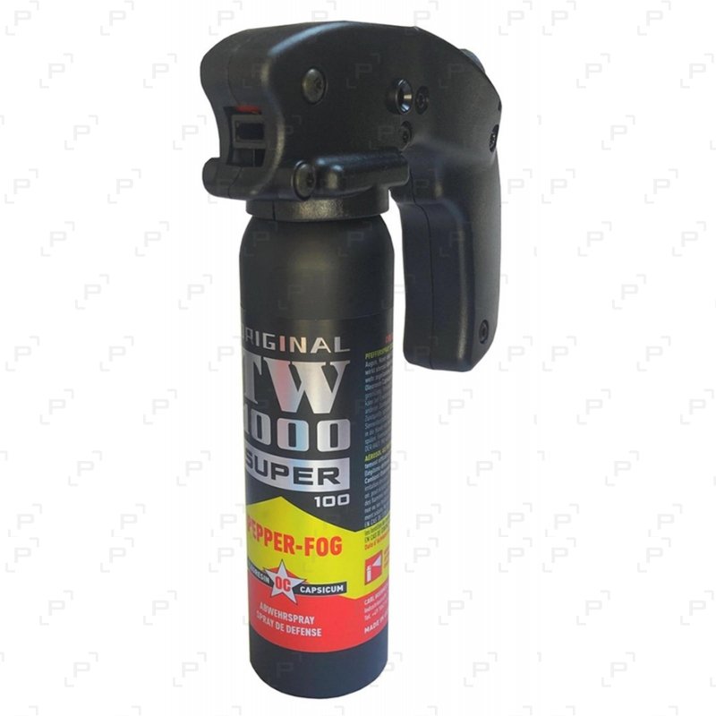 Bombe lacrymogène TW1000 PEPPER-FOG SUPER 100 PROFESSIONAL au gaz OC ...