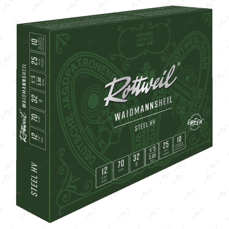 Boite de 10 cartouches de chasse à grenaille de fer ROTTWEIL ...