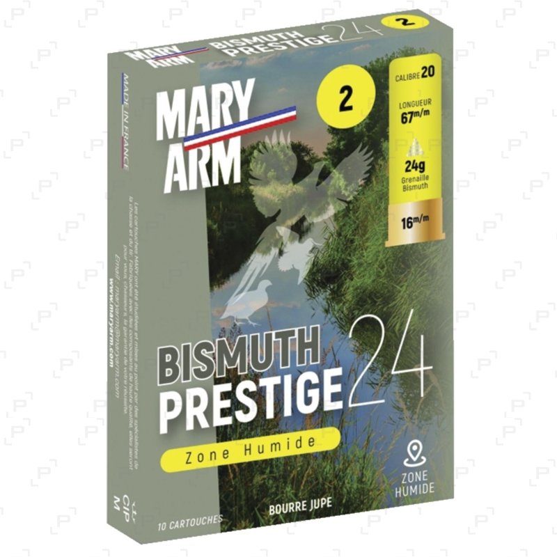 Boite de 10 cartouche zones humides MARY ARM PRESTIGE BISMUTH 24 ...